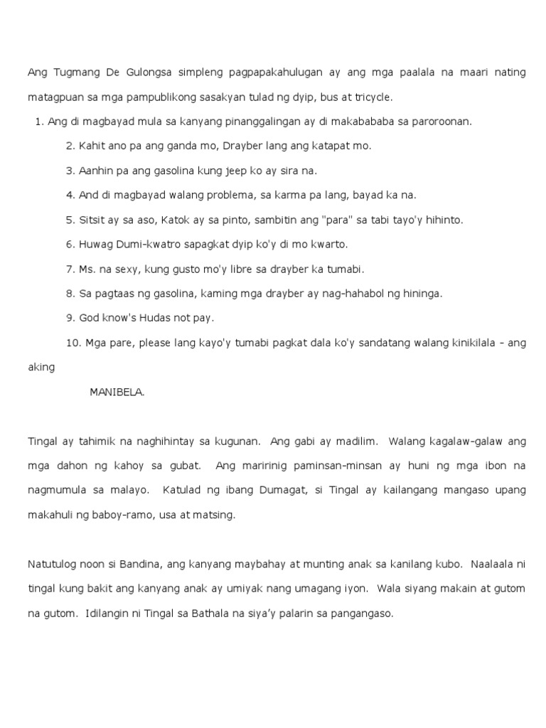 halimbawa ng tugmang de gulong - philippin news collections halimbawa ng tugmang de gulong - philippin news collections