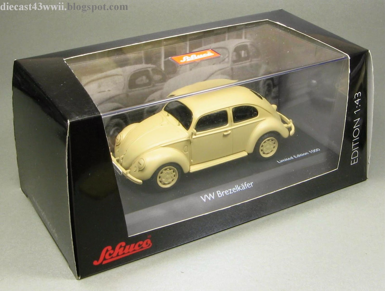 Military scale models: VW Brezelkäfer. Schuco