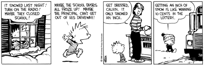 English Activities : Calvin and Hobbes: Bus Stop Musings - Comics to ...
