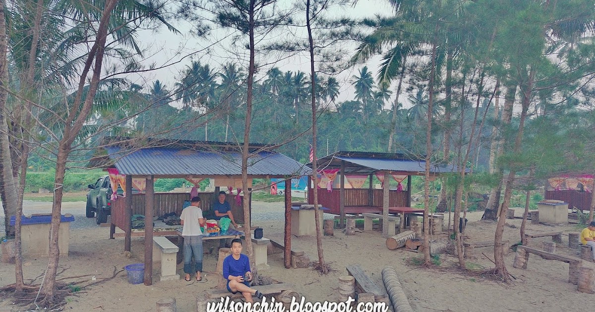 Camping at Pugu Beach Lundu Kuching