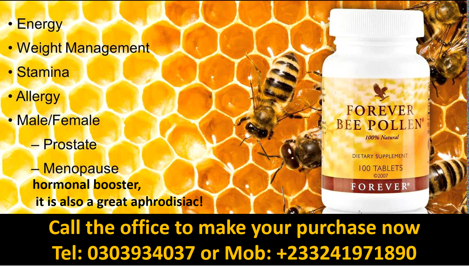 Forever Bee Pollen Benefits