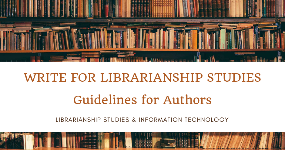 Write for Librarianship Studies - Guidelines for Authors