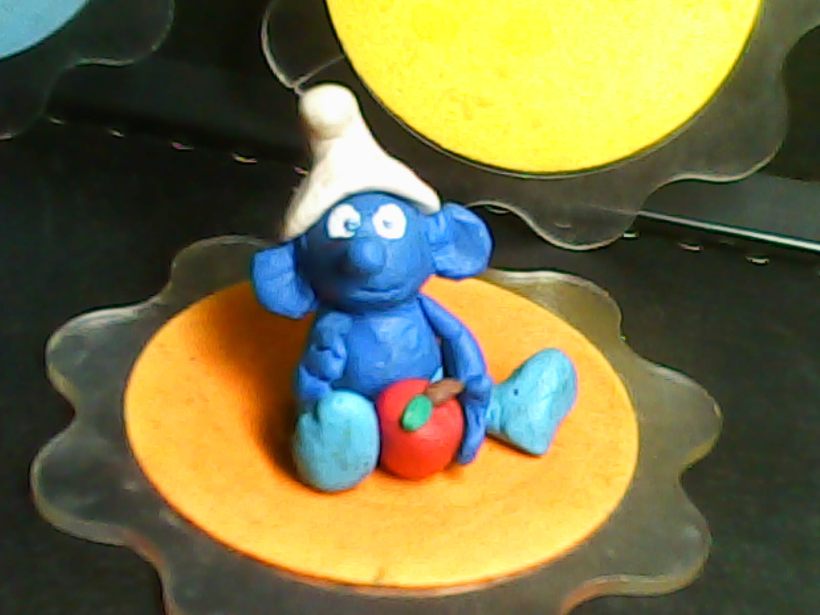 OUR LITTLE CORNERS: Clay Art # 13 : Smurf
