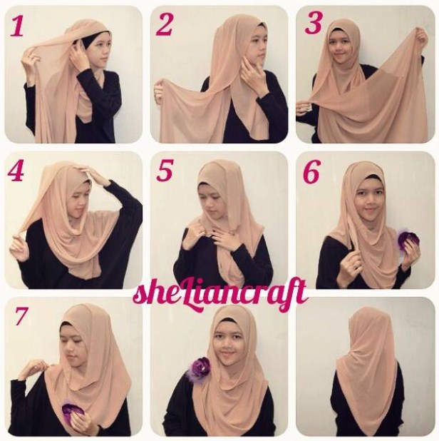 Tutorial Hijab Segitiga Jaman Sekarang - Tutorial Hijab Cara Memakai ...