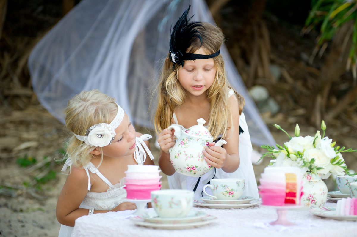 Kara's Party Ideas High Tea On The Beach Party | Kara's Party Ideas
