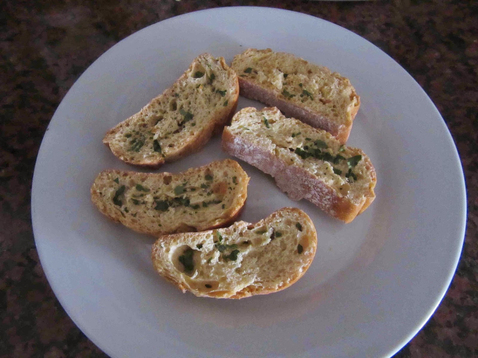 Culinaria y otras cosas: Rebanadas de pan al horno