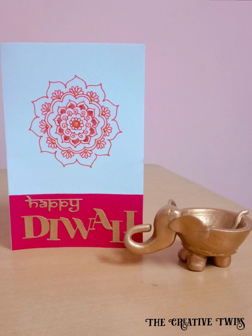 The creative twins : Diwali Greeting Card