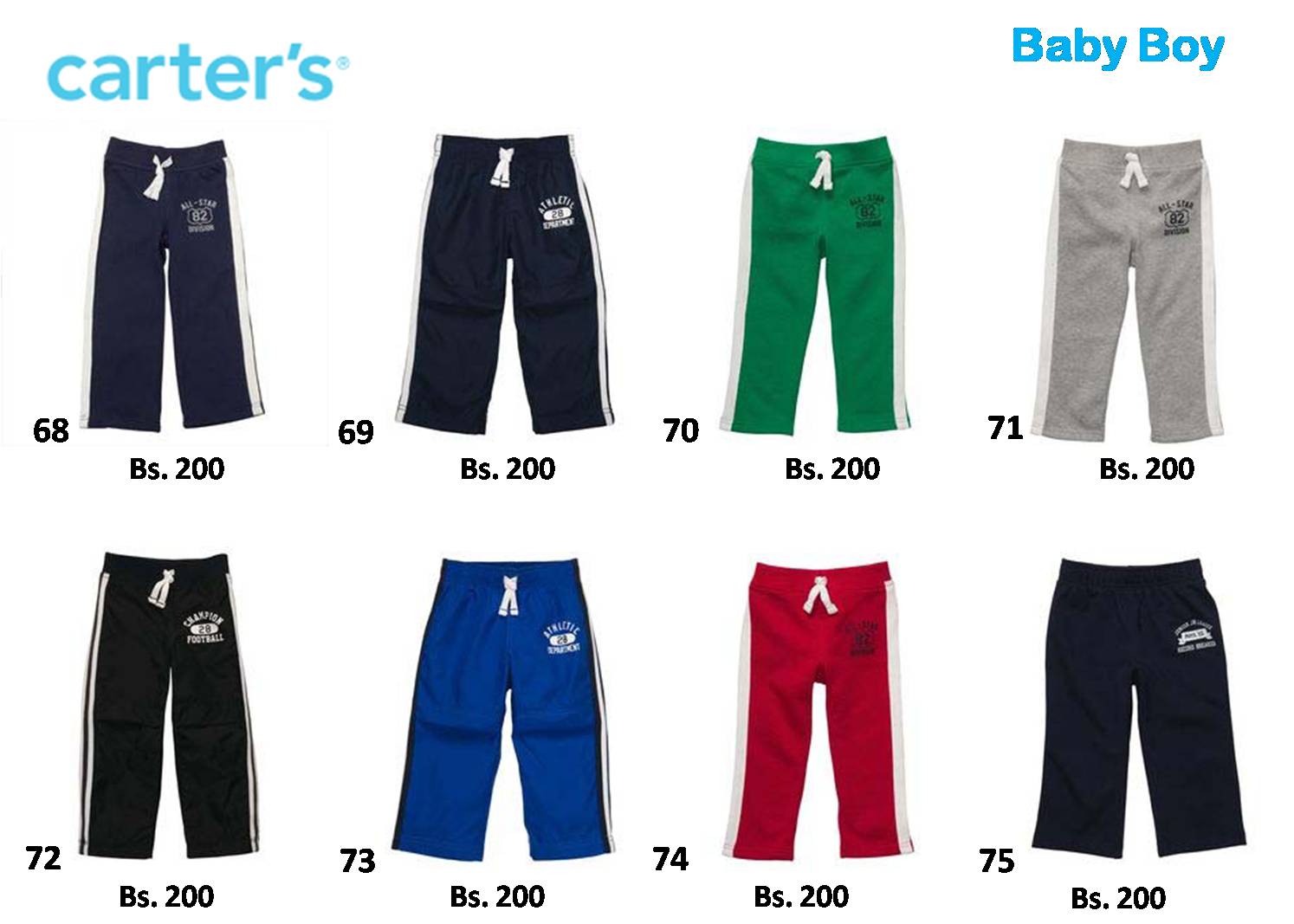 Venta de Ropa de niño marca Carter: Catálogo de Ropa de Varón