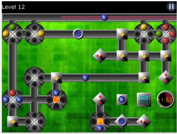 The Best iphone, ipad Puzzle Apps and Mechanical Puzzles: Crazy Marbles ...