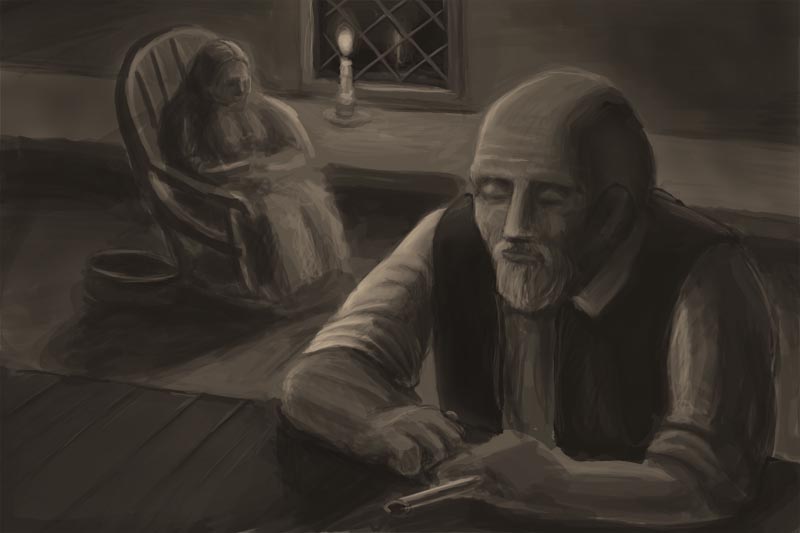 Matt Swanson's Art: Cobbler & The Elves - Process Work