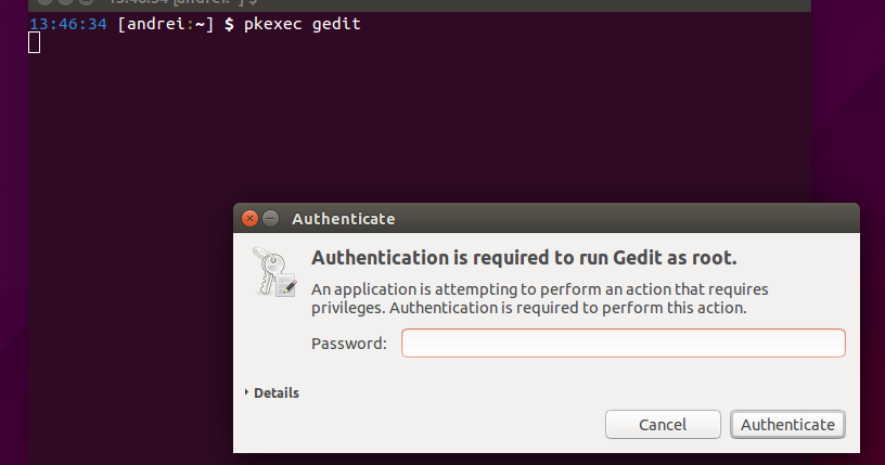 How To Run Gedit And Nautilus As Root With pkexec Instead Of gksu ~ Web ...