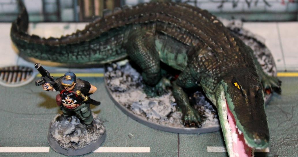 Vampifan's World of the Undead: Resident Evil 2 Giant Alligator & Giant ...