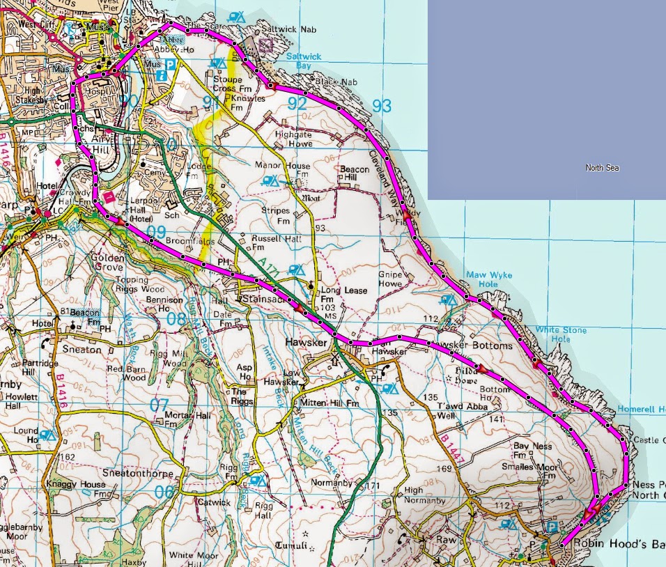 Robin Hood's Bay to Whitby - Yorkshire Coast