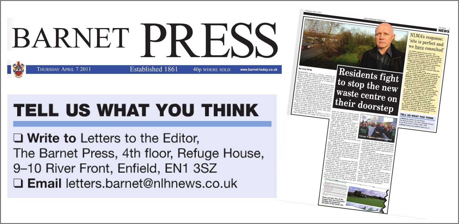 Pinkham Way Incinerator: Haringey Journal (3), Haringey Advertiser (2 ...