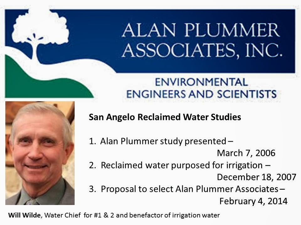State of the Division: Reclaimed Water Study: Alan Plummer Associates ...