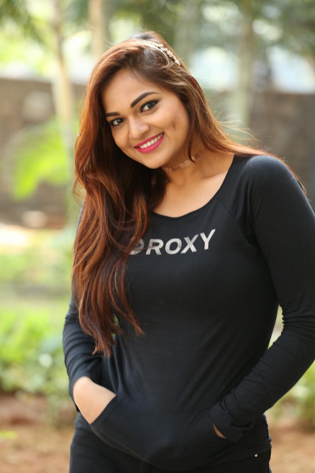 Aswini New sizzling pics in black