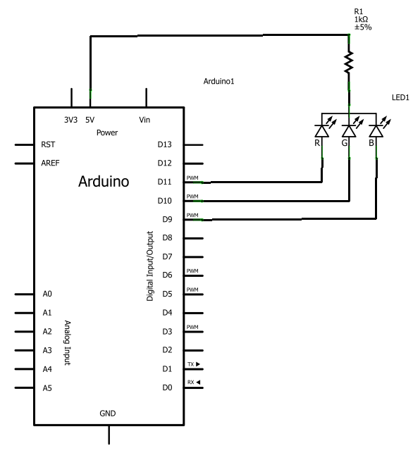 Not Just Another Blog: Ambient Lighting using an RGB LED and Arduino UNO