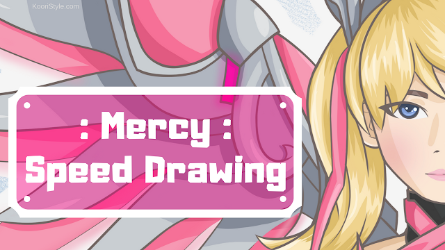 Speed Drawing: Overwatch Mercy - Koori Style
