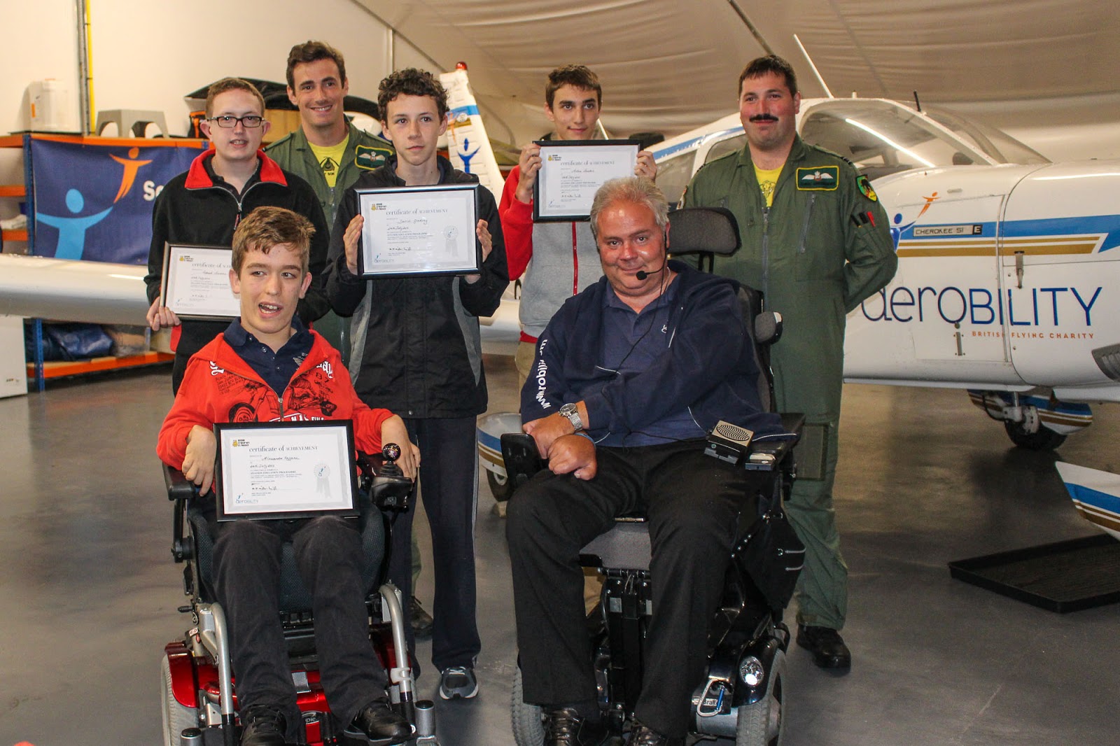 aeroBILITY blog: RAF Odiham pilots 'proud' after disabled children ...