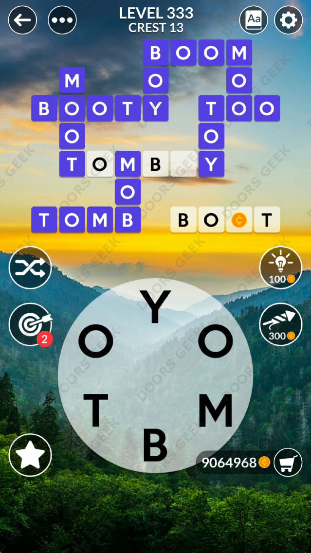 Wordscapes Level 333 Answers ~ Doors Geek