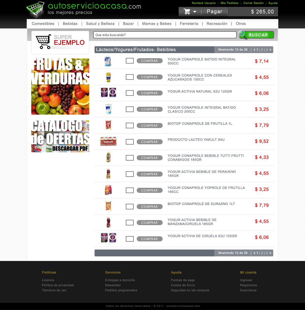 luisizzi: Web - Autoservicio a casa