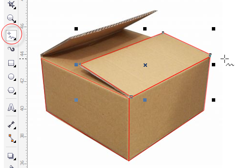 Menempel Gambar Bitmap pada Gambar Box Dengan CorelDRAW | Belajar CorelDRAW