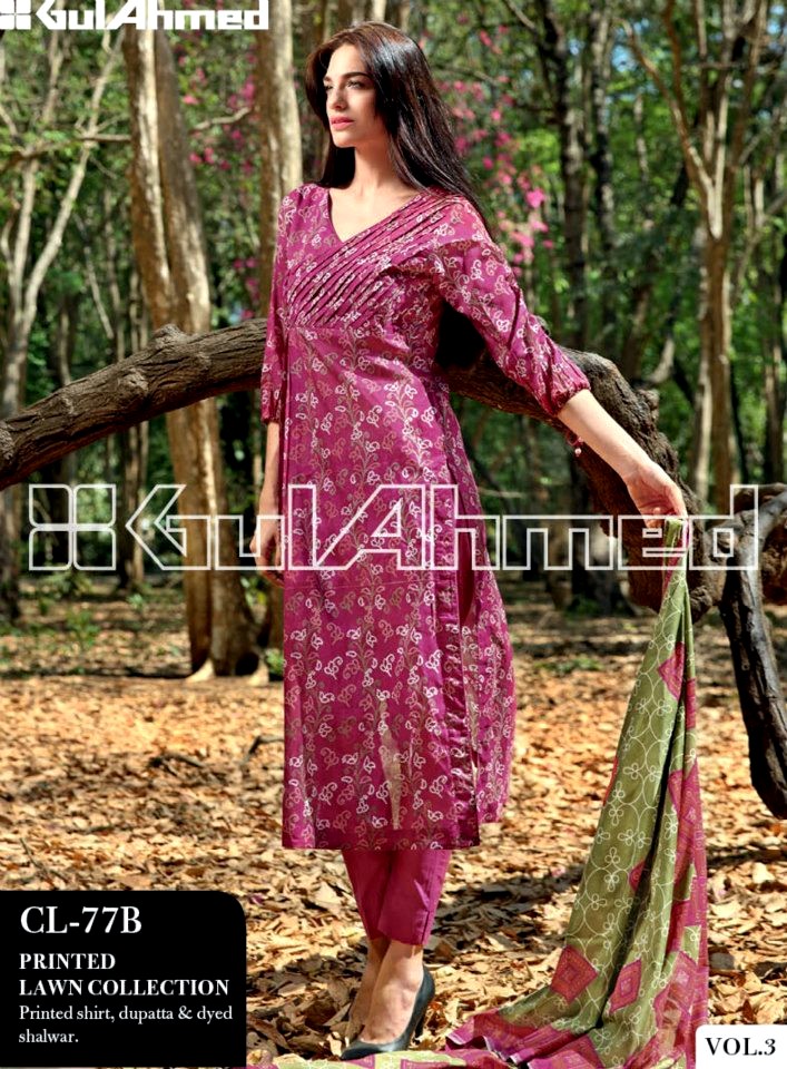 Gul Ahmed Summer Lawn Collection 2013 Vol 3 | New Summer Lawn Designs ...