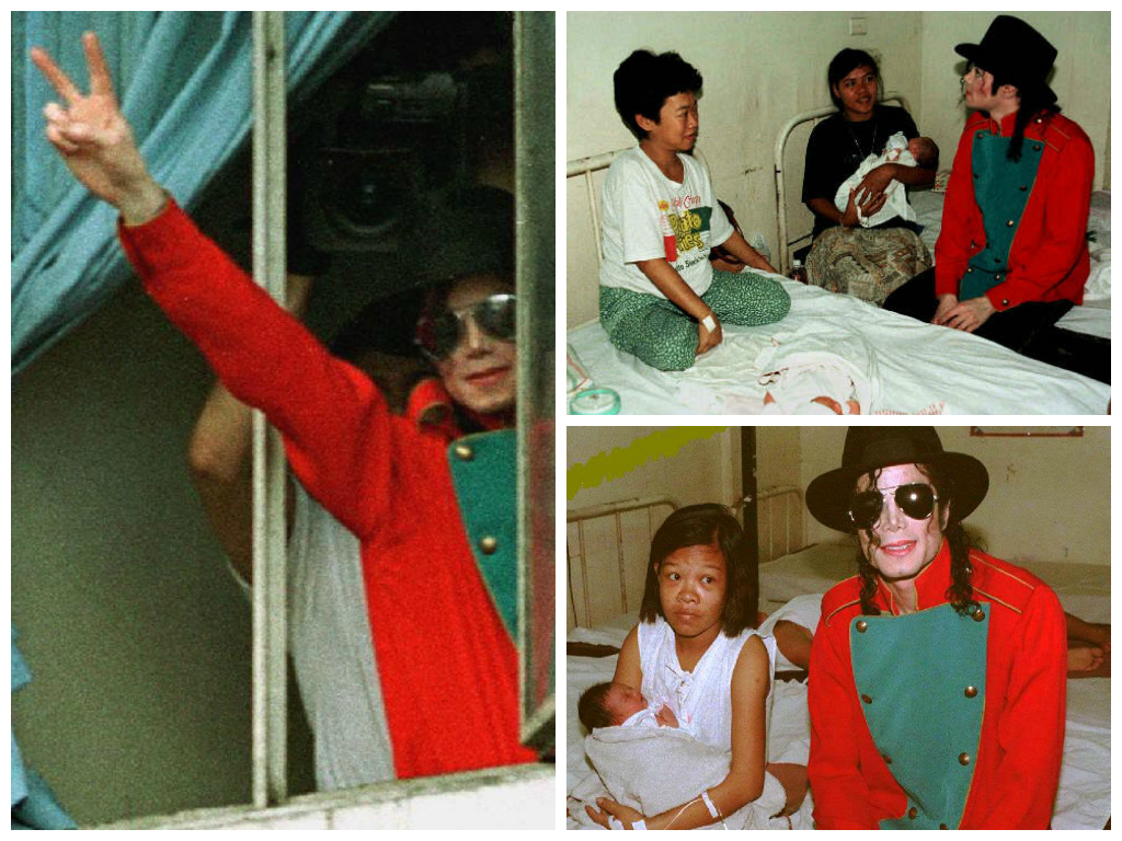 Remembering MJ : Christmas Party For Orphans in Manila, Philippines 1996