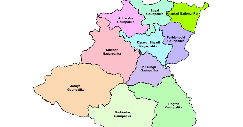 Map of Doti District