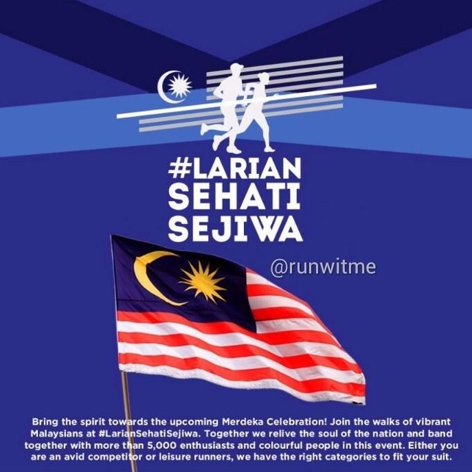 RUNNING WITH PASSION: Larian Sehati Sejiwa 2015 @ Padang Merbok