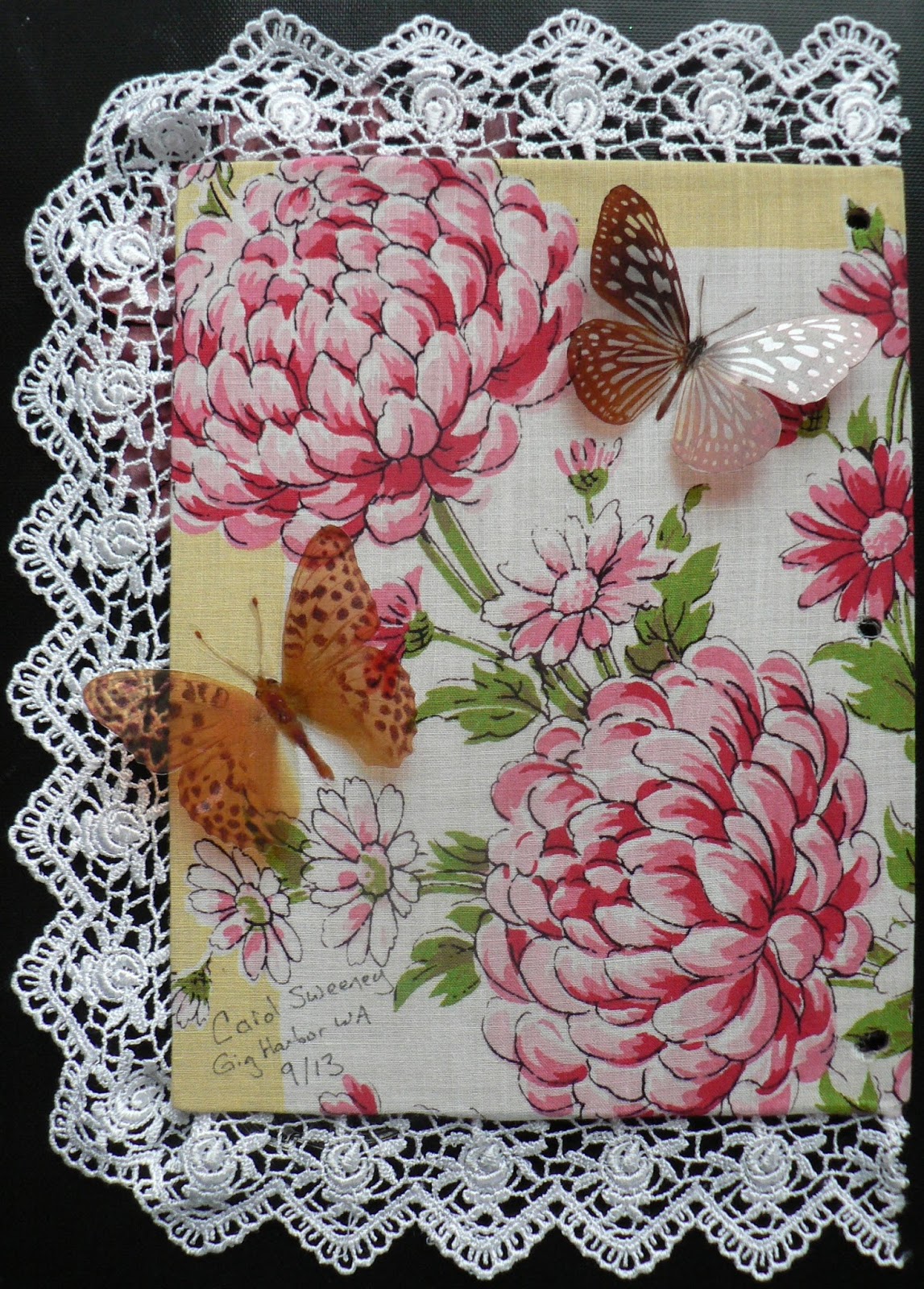 Creative Expressions: Gloria's Round Robin Journal Page