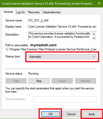 Corel license validation service what is it - gogotide