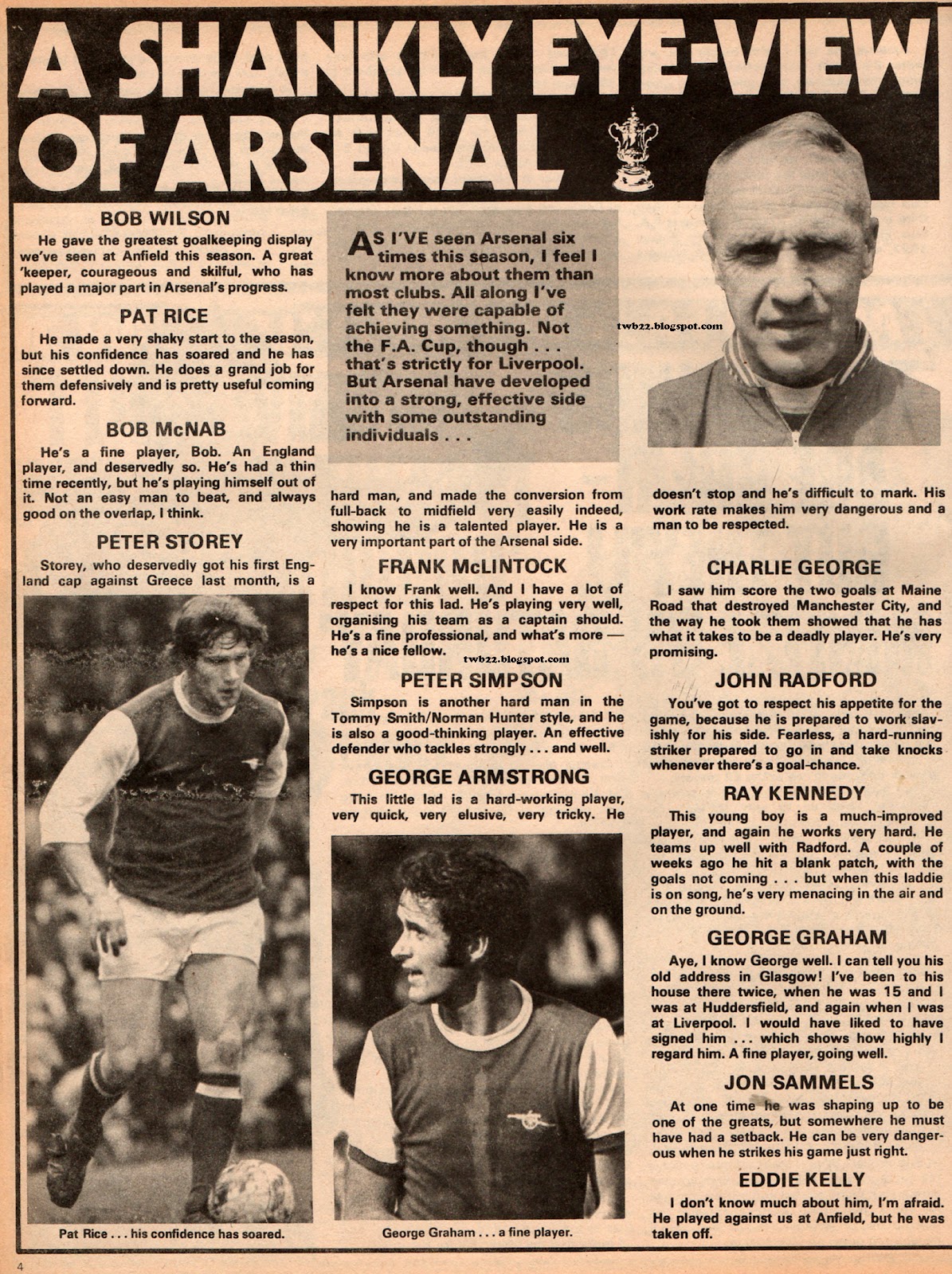 TWB22: English Leagues the 70s: Arsenal Liverpool FA Cup 1970 1971