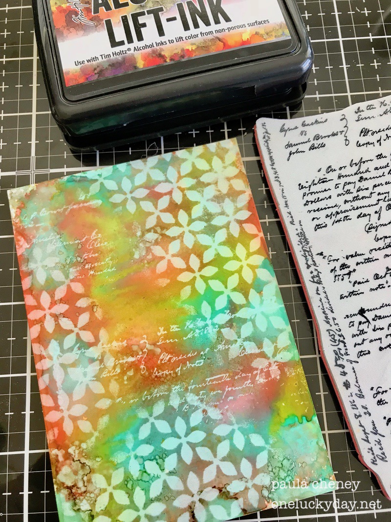 One Lucky Day: Alcohol Lift-Ink