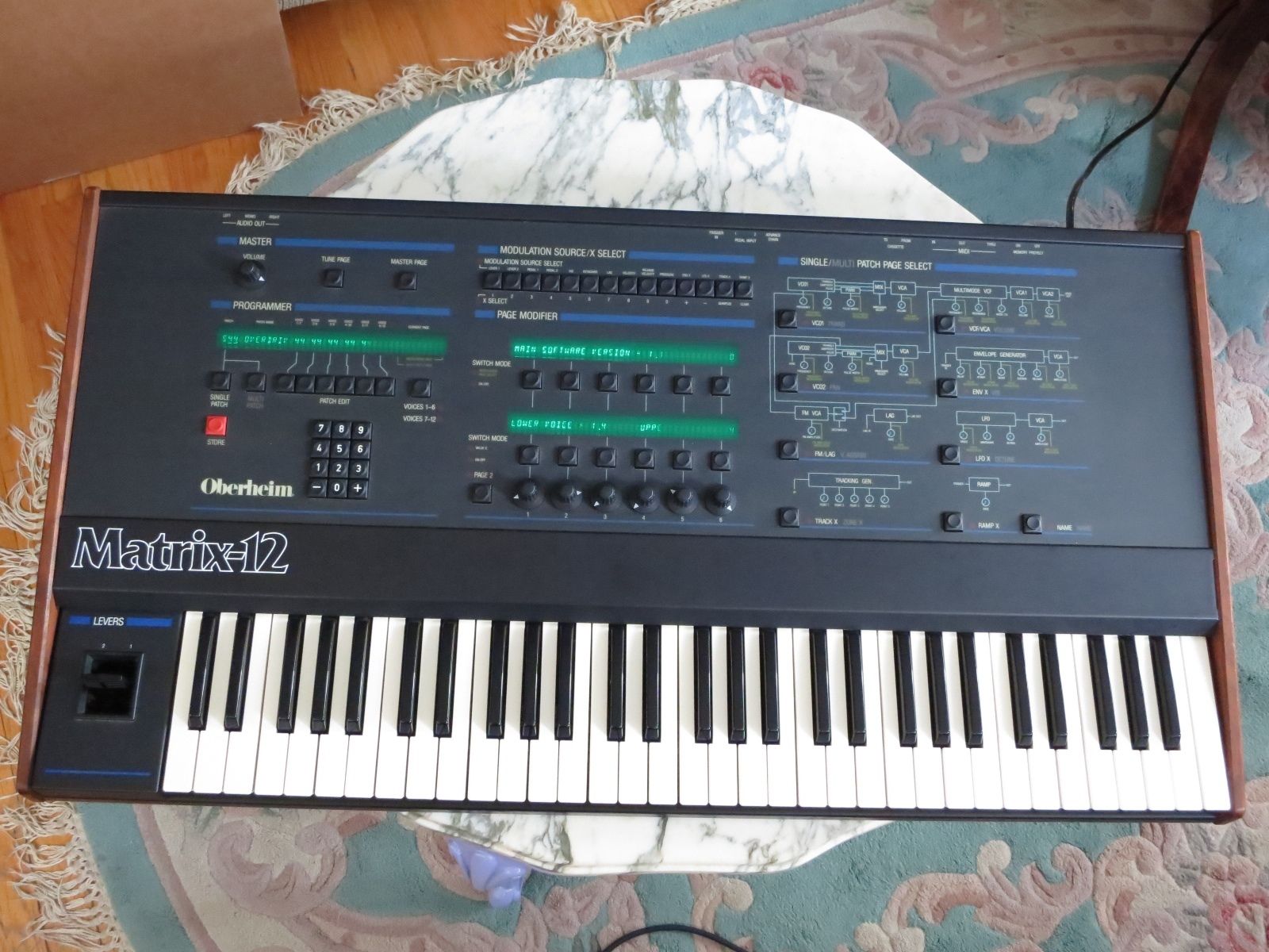 MATRIXSYNTH: Oberheim Matrix 12 - beautiful analog synth USA model 24 ...