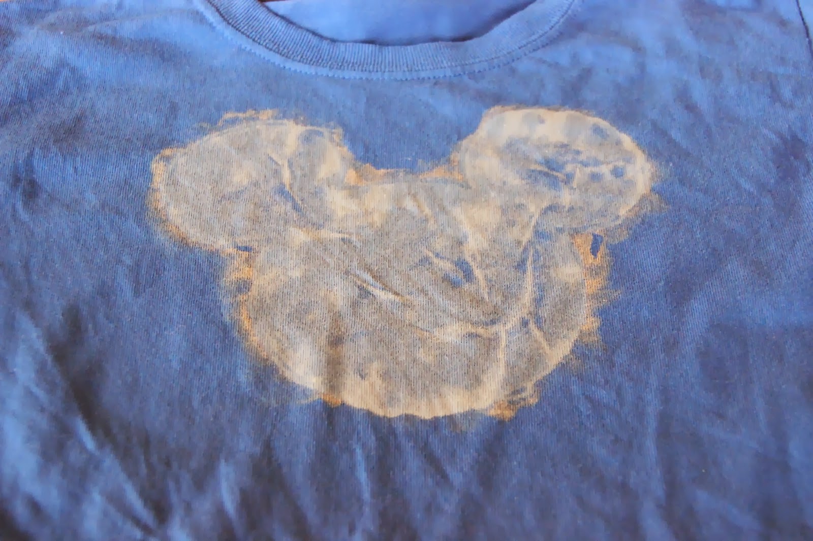Purple Paradise Creations: Stencil Challenge: Bleached Disney Shirts