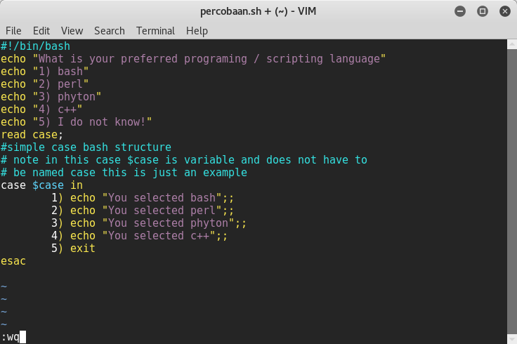 Contoh Shell Programming Pada Linux - Teknomania Contoh Shell Programming Pada Linux - Teknomania