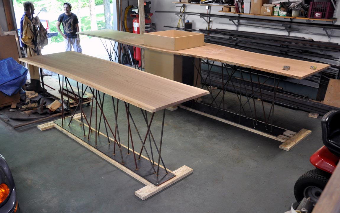 Rebar table legs sales