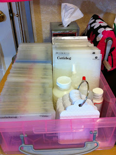 Obsessed with Scrapbooking: Cuttlebug Folder Storage and GIVEAWAY!