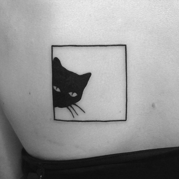 30 Tato Keren Gambar Kucing - Tattoo Magz