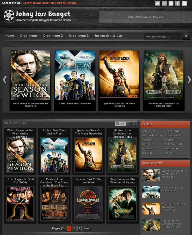 Best Movie Blogger Templates