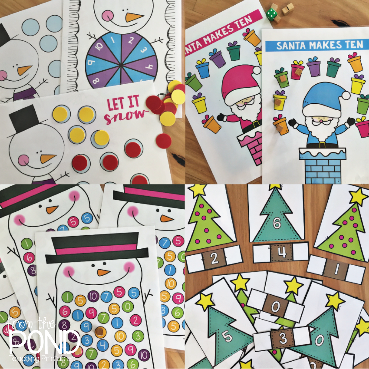 Fun Christmas Math Games | From the Pond