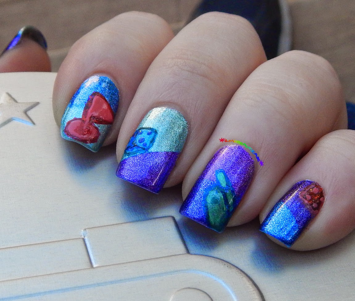 Il Mio Beauty Case: [MyBGGGNails] #01 - RisiKo! (Risk) Nail Art