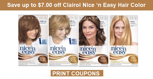 New Clairol Nice ‘n Easy Hair Color Coupons & Deal at CVS! (10/1-10/7 ...