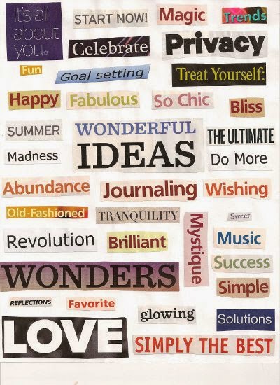 Making Mini Scrapbooks: Free "Words" Printable