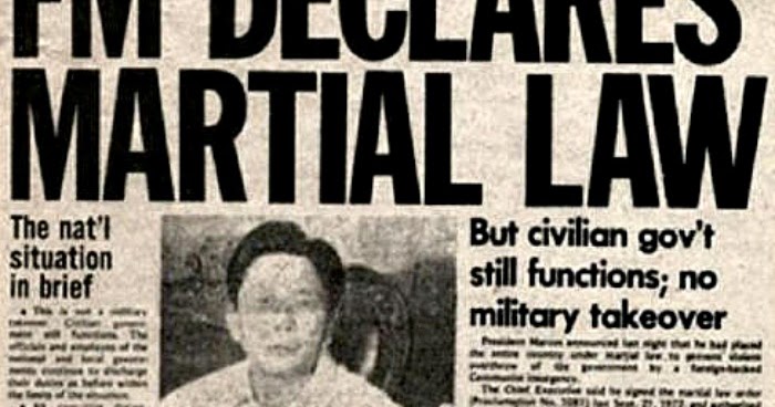 Thoughts to Promote Positive Action...: Martial Law (Proclamation No. 1081)
