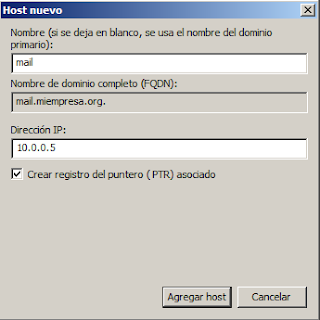 Servidor DNS Primario y Secundario
