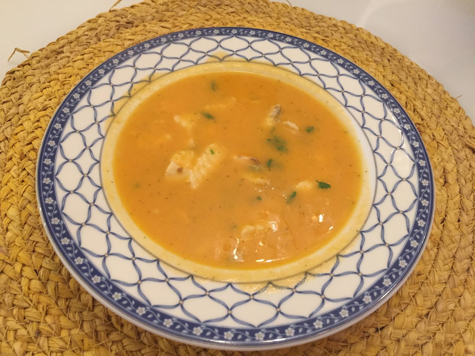 As Receitas da Natália: Sopa de peixe