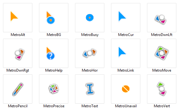 MetroX Cursor Pack Top 15 Best Cursor Free Download - Softworldlink