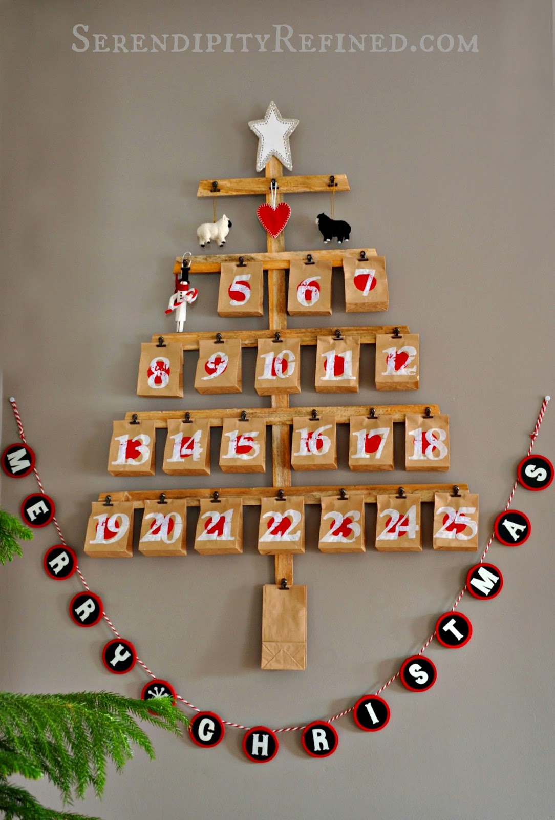 Serendipity Refined Blog: Candy Cane Stripe Christmas Kitchen - Welcome ...